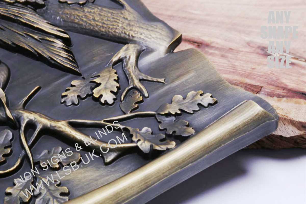 cast solid bronze 3D | Lion Signs & Blinds