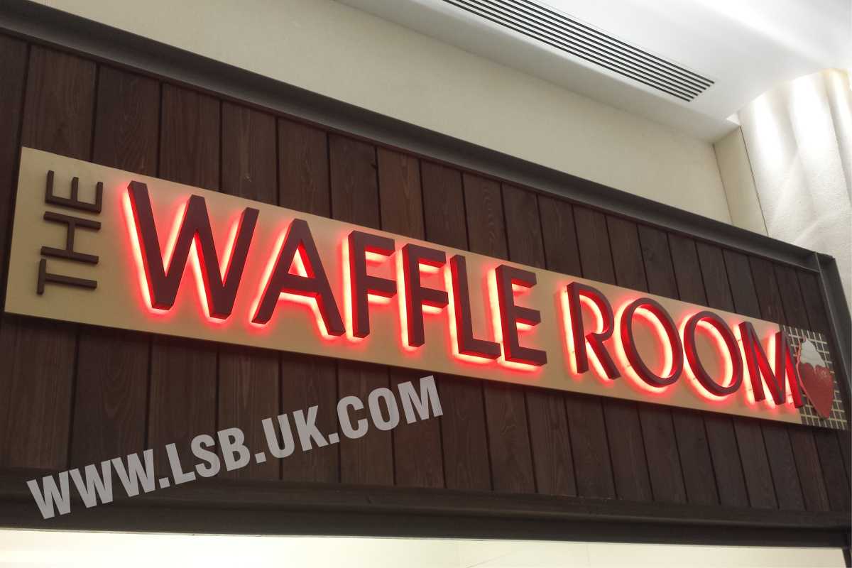 illuminated market stall sign | Lion Signs & Blinds