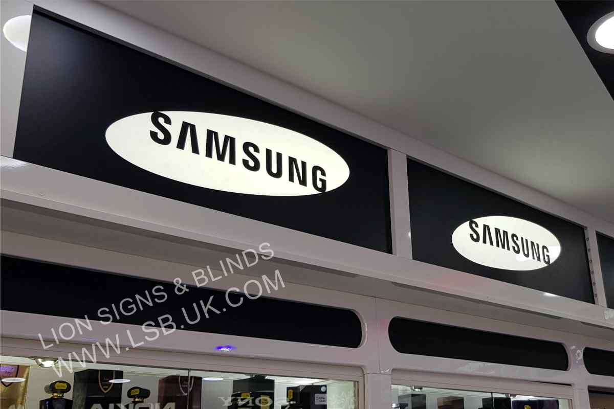 internal light sign logo | Lion Signs & Blinds