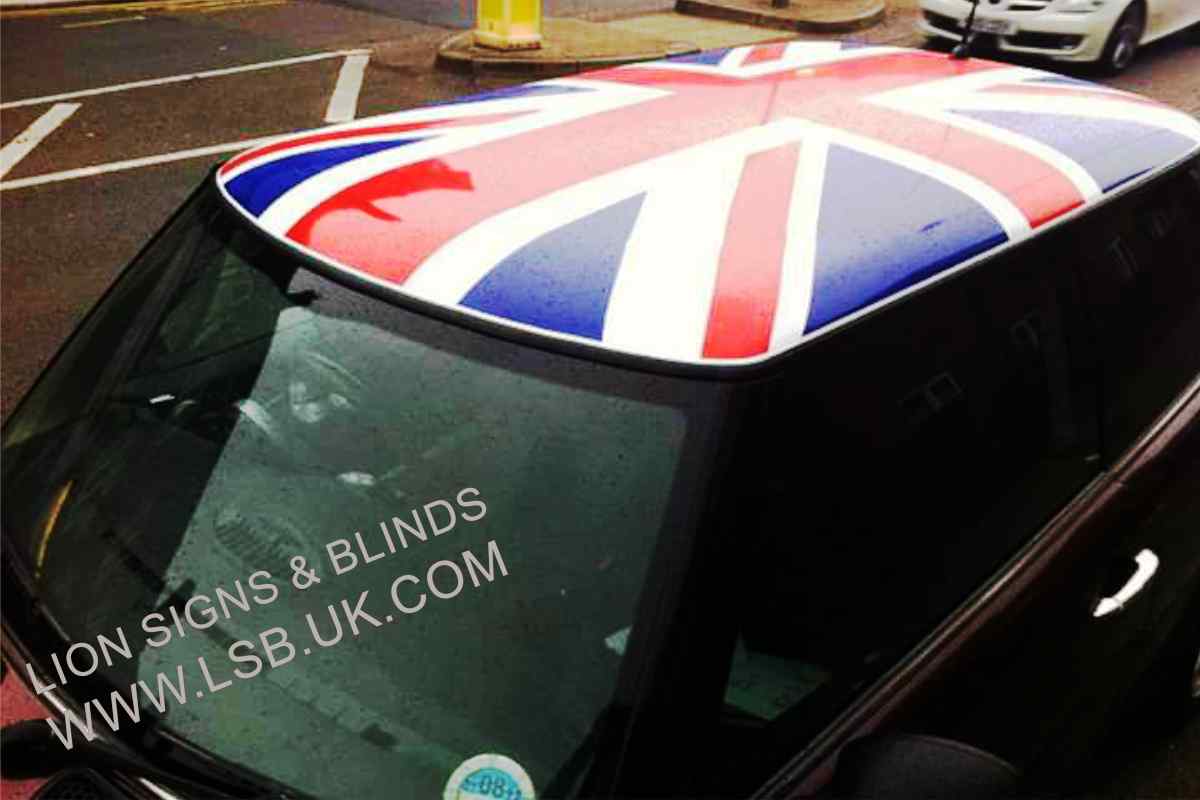 mini car signage graphic | Lion Signs & Blinds