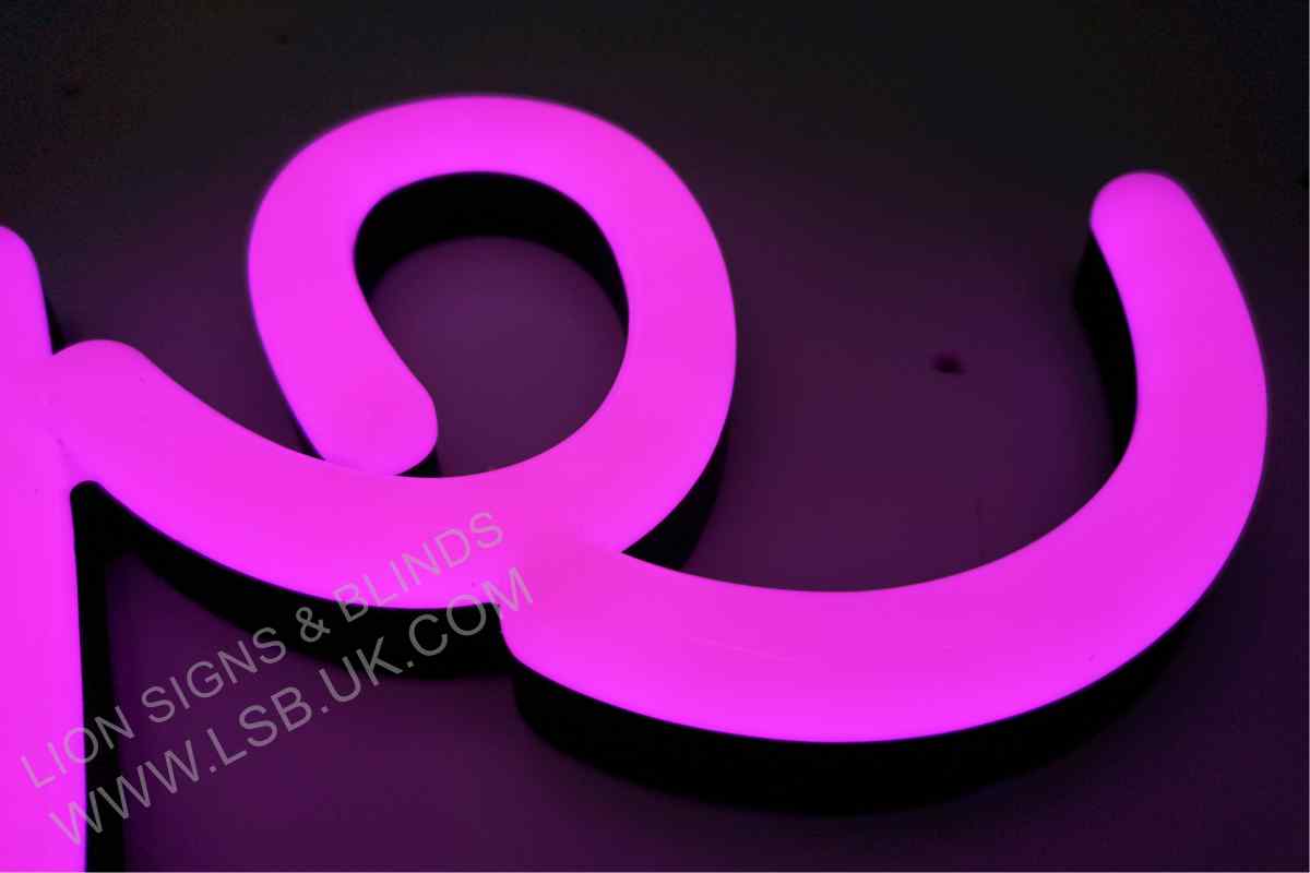 pink led neon sign | Lion Signs & Blinds