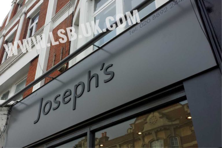 shop flat cut letters shop signs | Lion Signs & Blinds