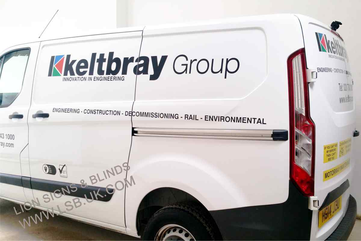 wembley builders van signage | Lion Signs & Blinds